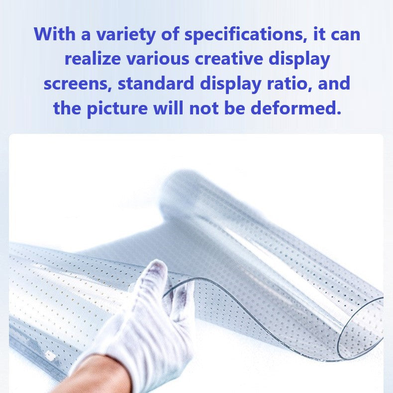 transparent led screen | vivid light bars