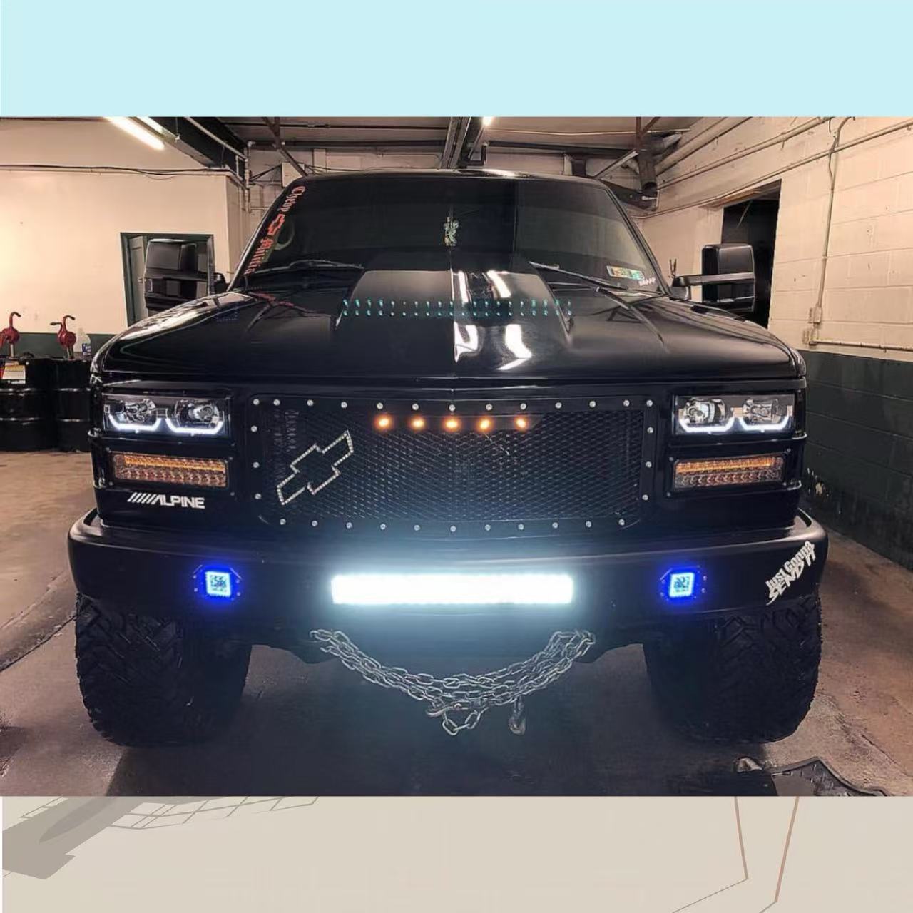 light bar with pods | vivid light bars
