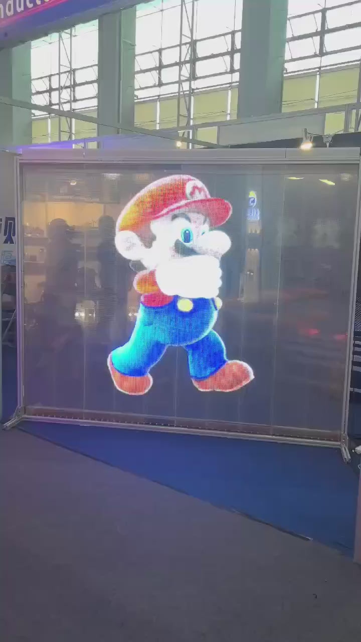 transparent led screen | vivid light bars