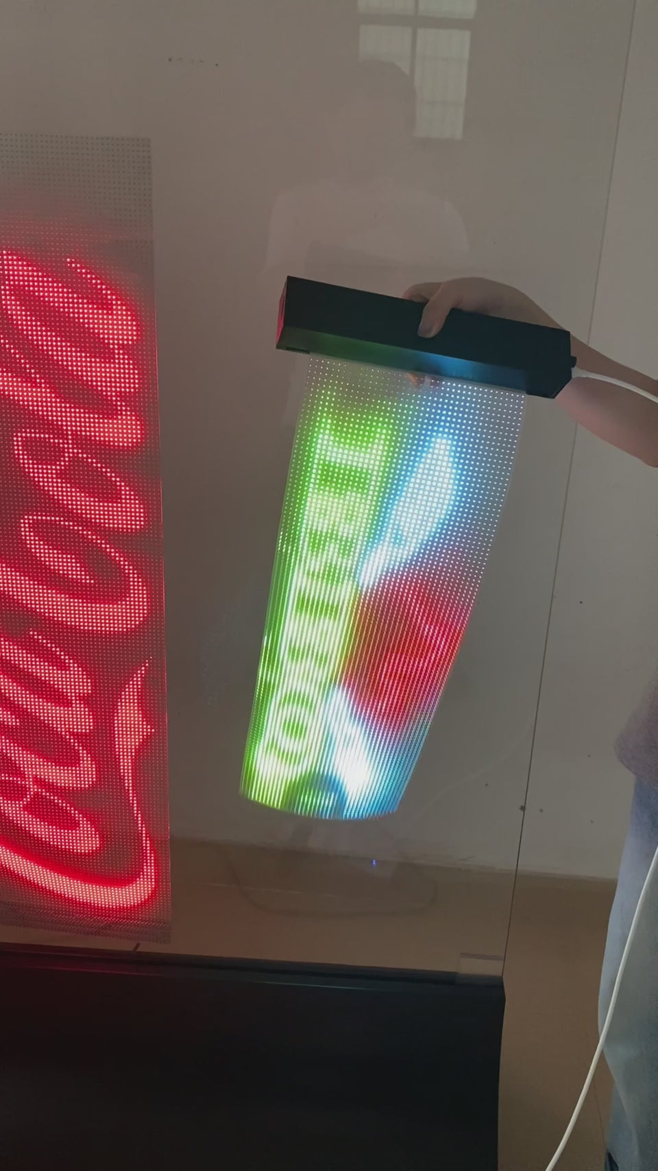 transparent led screen | vivid light bars