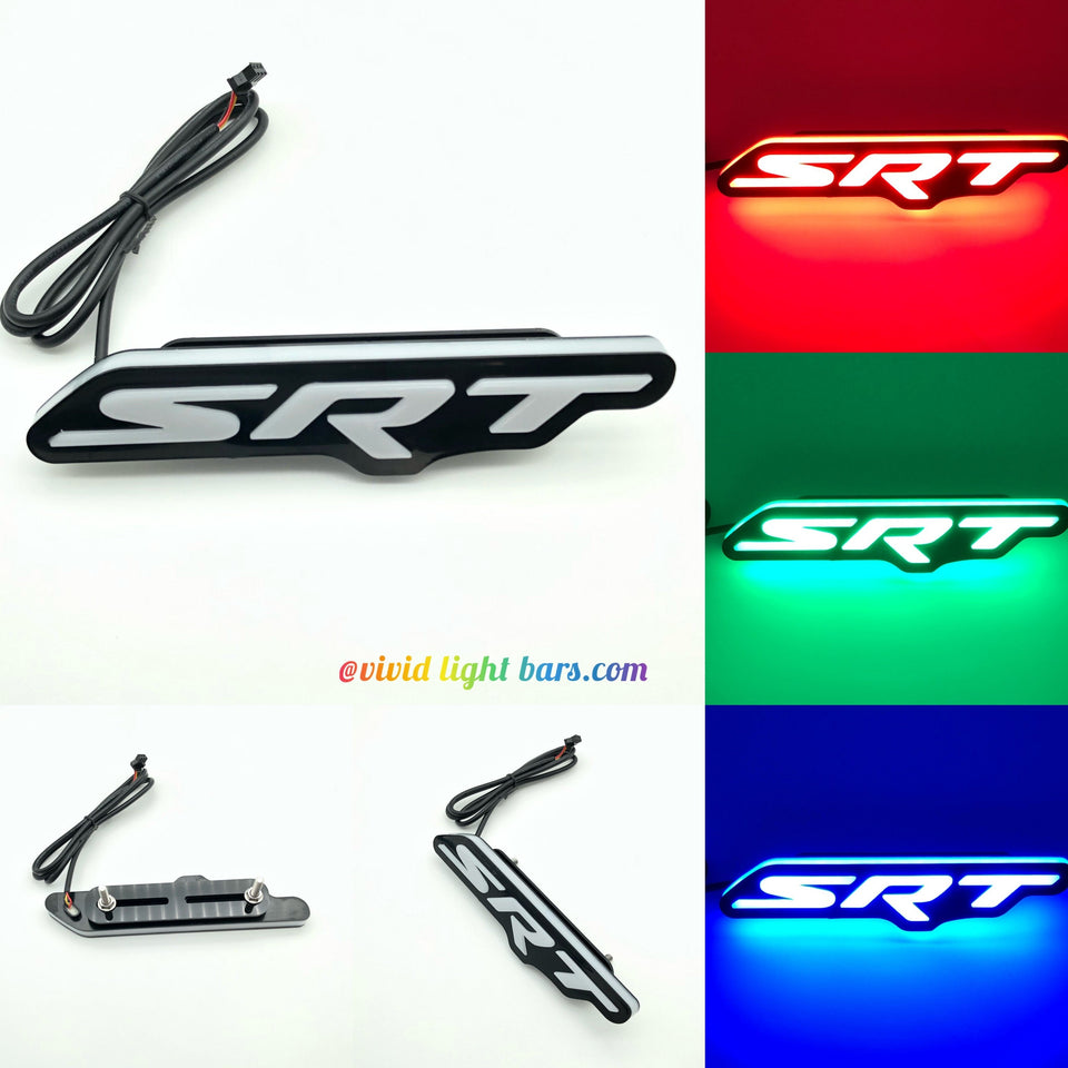SRT logo | vivid light bars