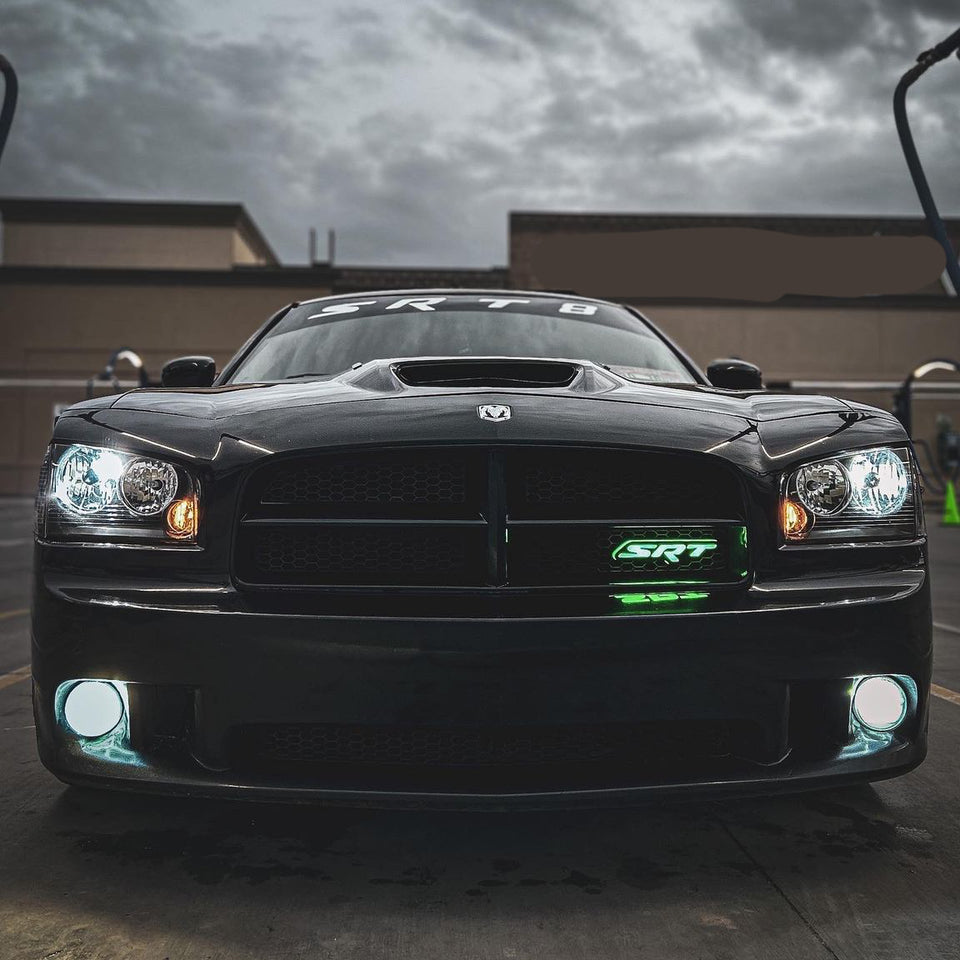 SRT logo | vivid light bars