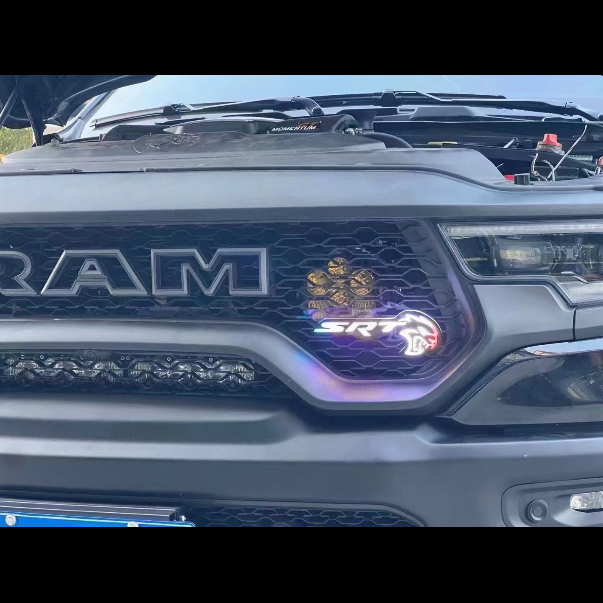 SRT hellcat logo| vivid light bars