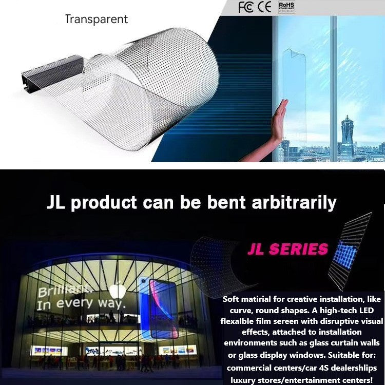 transparent led screen | vivid light bars