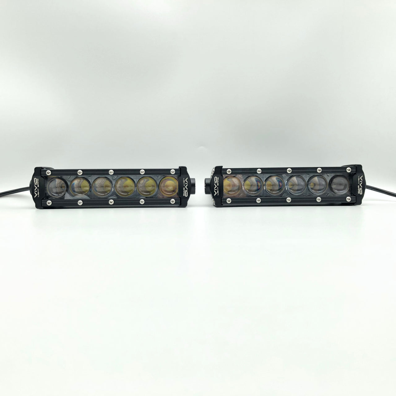 7.3" 4D Single Row Color Changing Light Bar | Vivid Light Bars