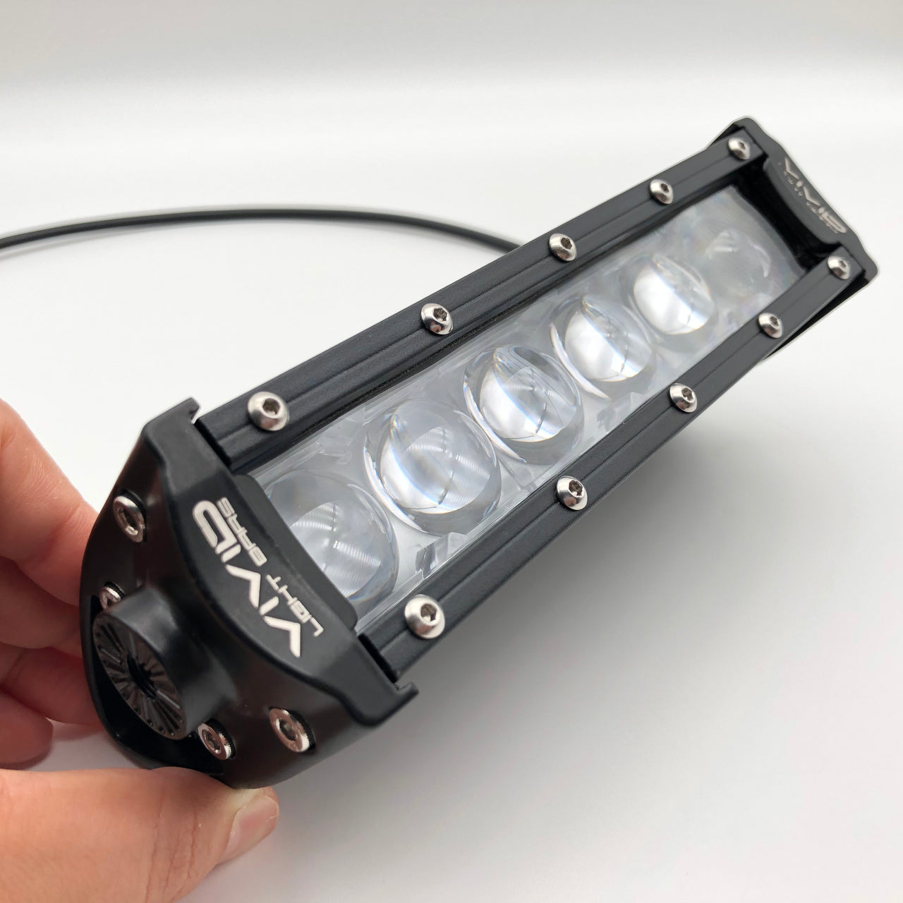 7.3" 4D Single Row Color Changing Light Bar | Vivid Light Bars