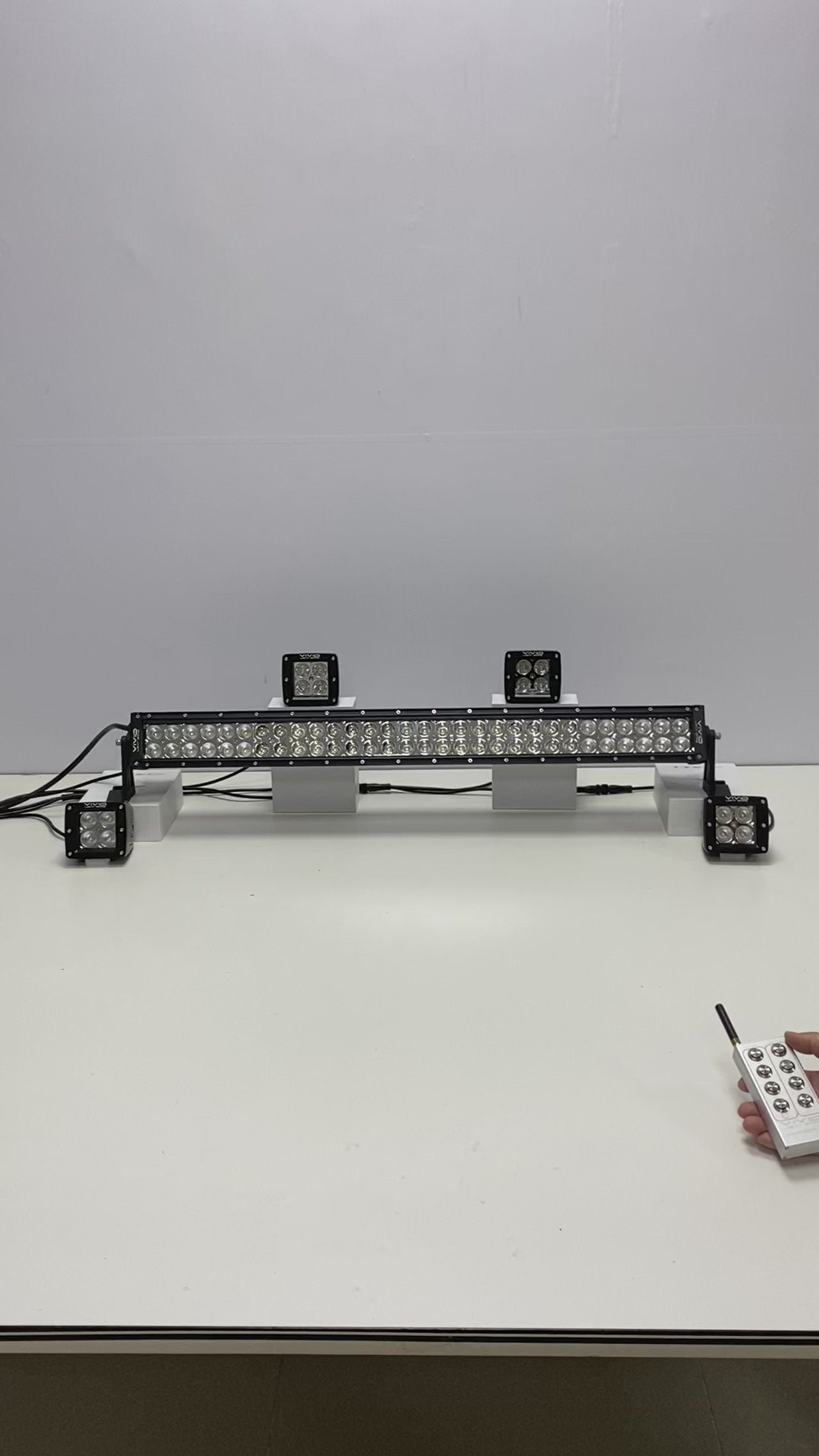 white amber light bar | vivid light bars