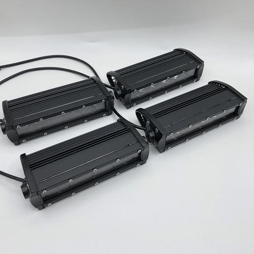 7.3" 4D Single Row Color Changing Light Bar | Vivid Light Bars