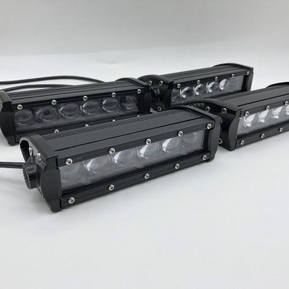 7.3" 4D Single Row Color Changing Light Bar | Vivid Light Bars