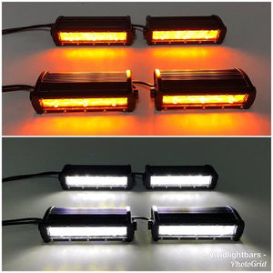 7.3" 4D Single Row Color Changing Light Bar | Vivid Light Bars
